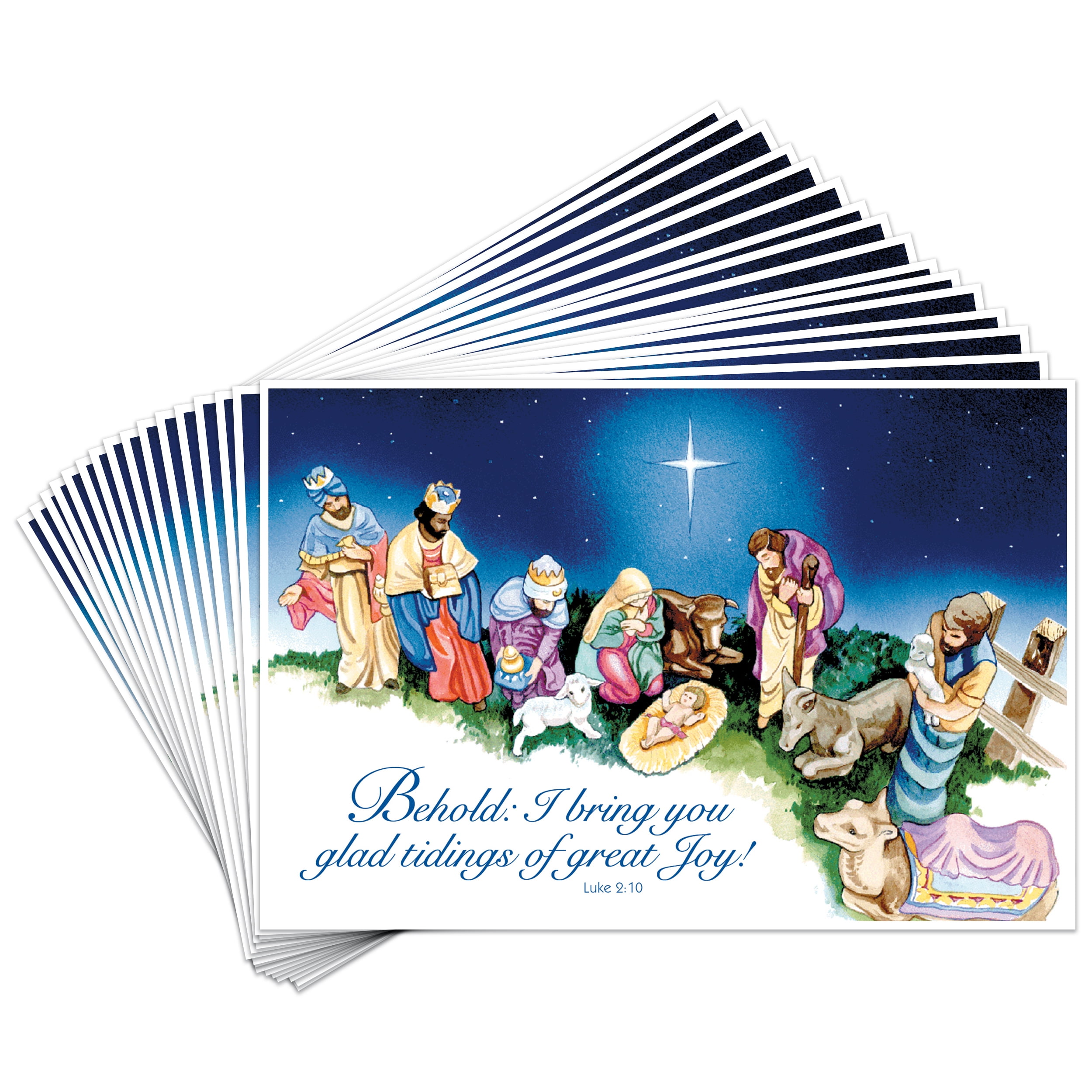 Religious Christmas Boxed Greeting Card Multi-Pack Set (4" x 6") by ...
