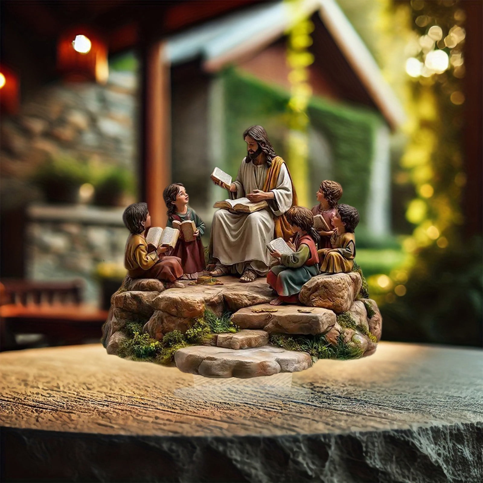 Religious Christmas Ornaments Acrylic 4D Desktop Decorations for Office ...