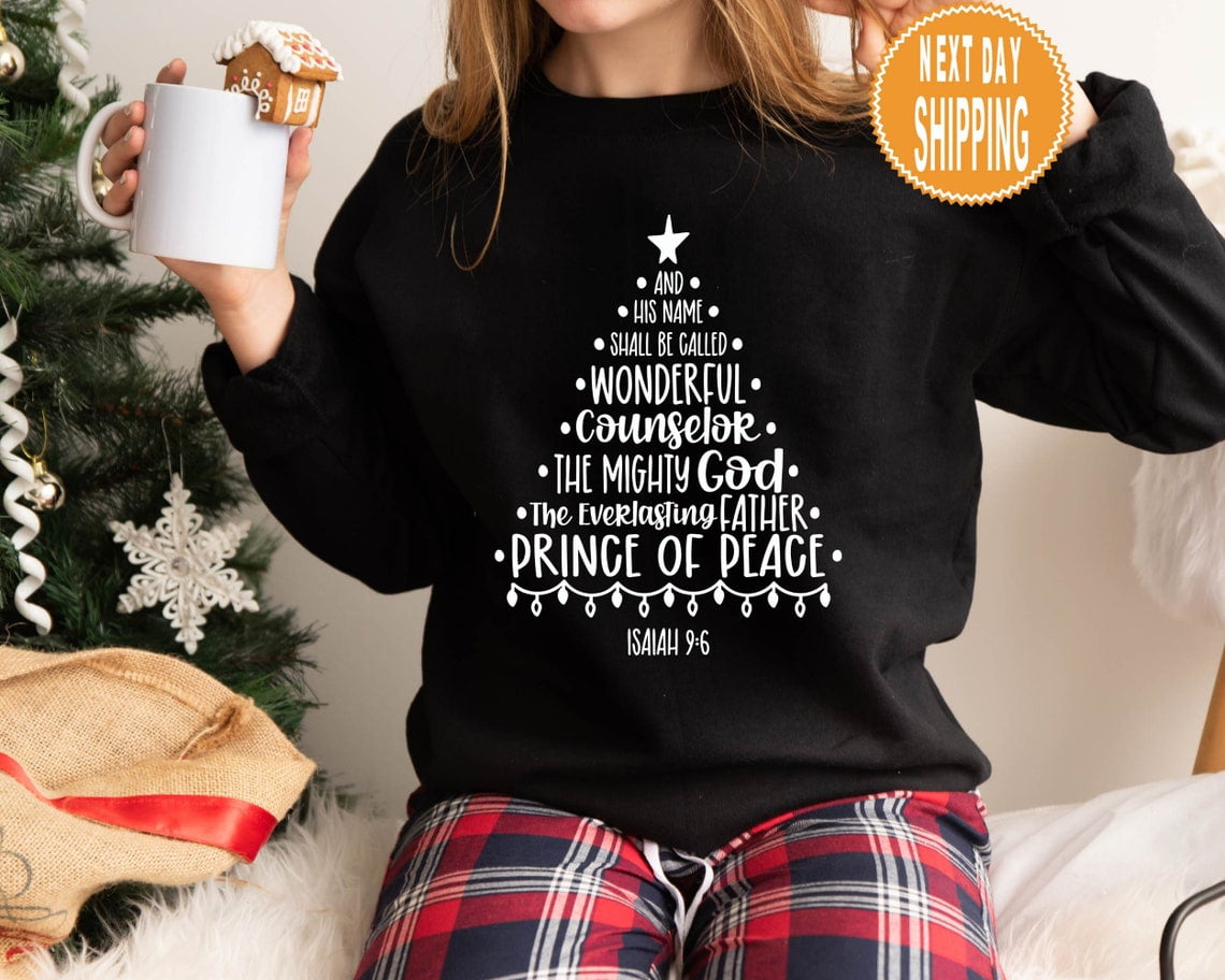 Religious Christmas Shirt, Faith Sweater, Christmas Gifts, Christian ...