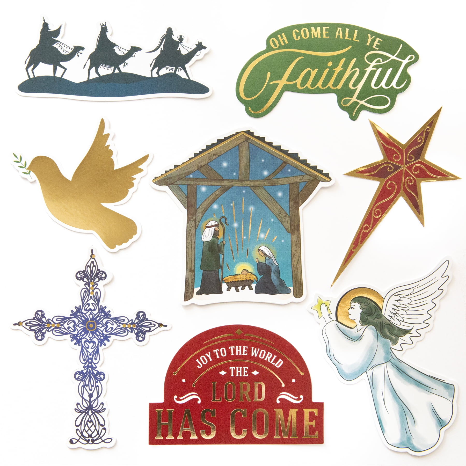 Religious Christmas Sticker Pack by Recollections™ - Walmart.com