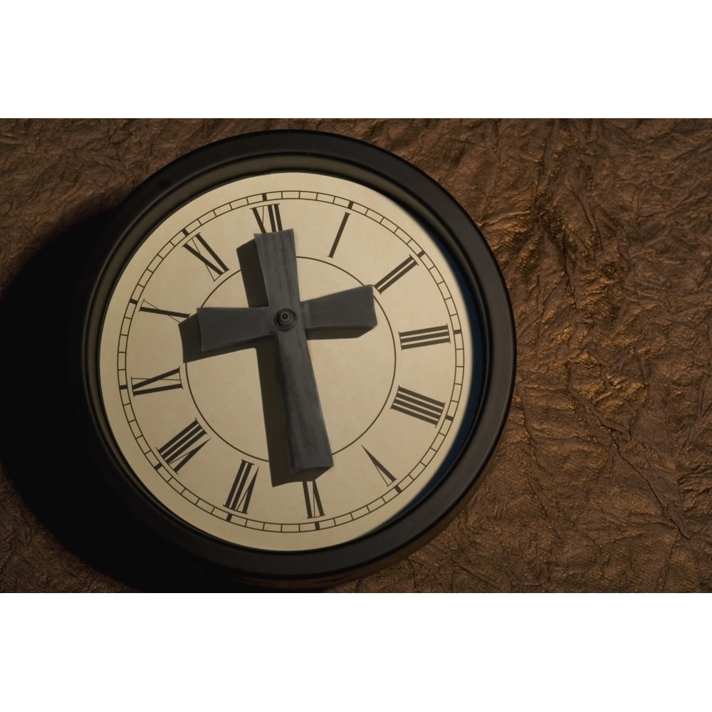 Religious Clock Poster Print by Darren Greenwood / Design Pics ...