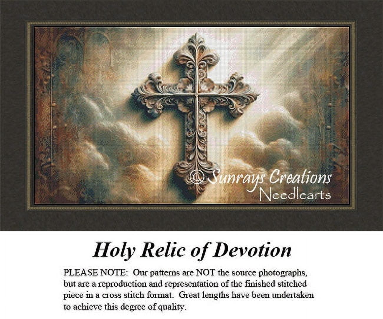 Religious Cross Stitch Pattern | Holy Relic of Devotion (Pattern Only ...