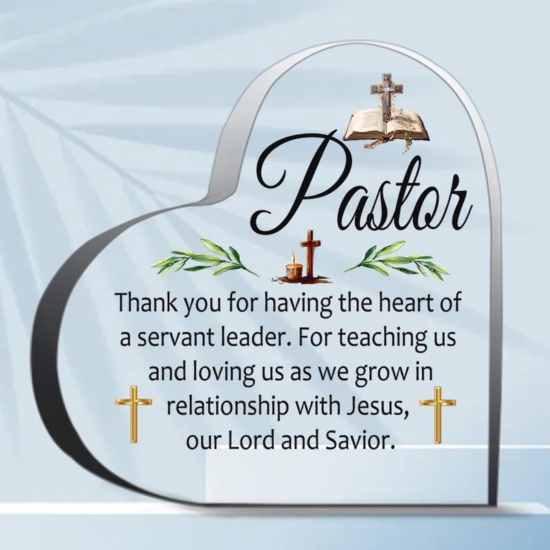 Religious Decorative Signage Pastor Thank You Gifts For Men Acrylic ...