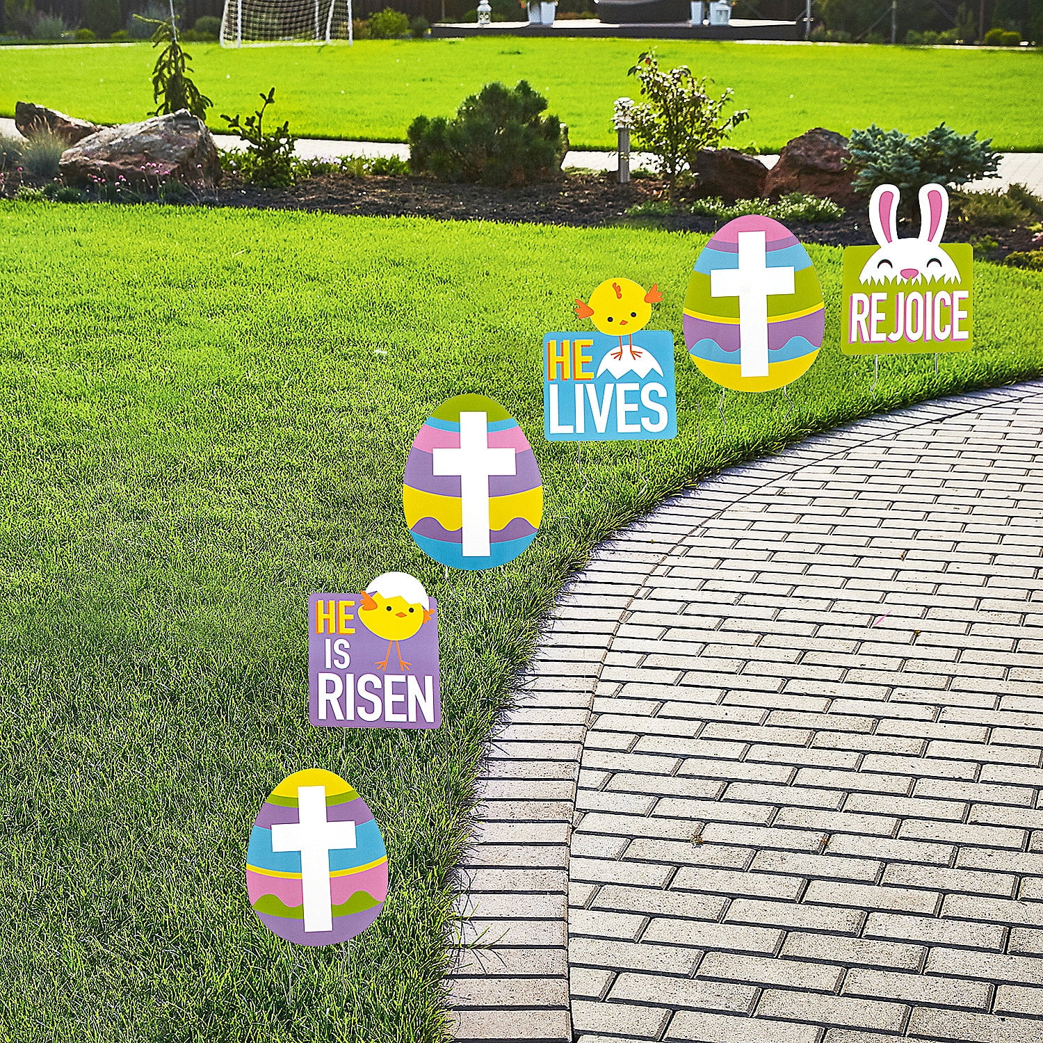 Religious Easter Sidewalk Yard Stakes - Walmart.com