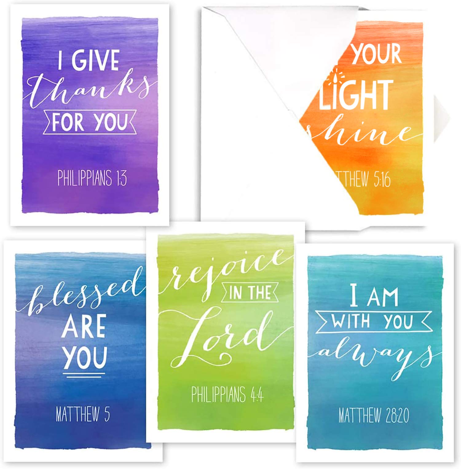 Religious Encouragement Note Card Pack 25 Bible Verse Cards 5 Religious Encouragement Note Card Pack 25 Bible Verse Cards 5