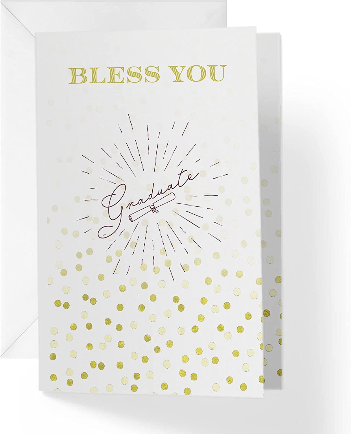 Religious Graduation Card May your faith continue to sustain you | 5”x7 ...