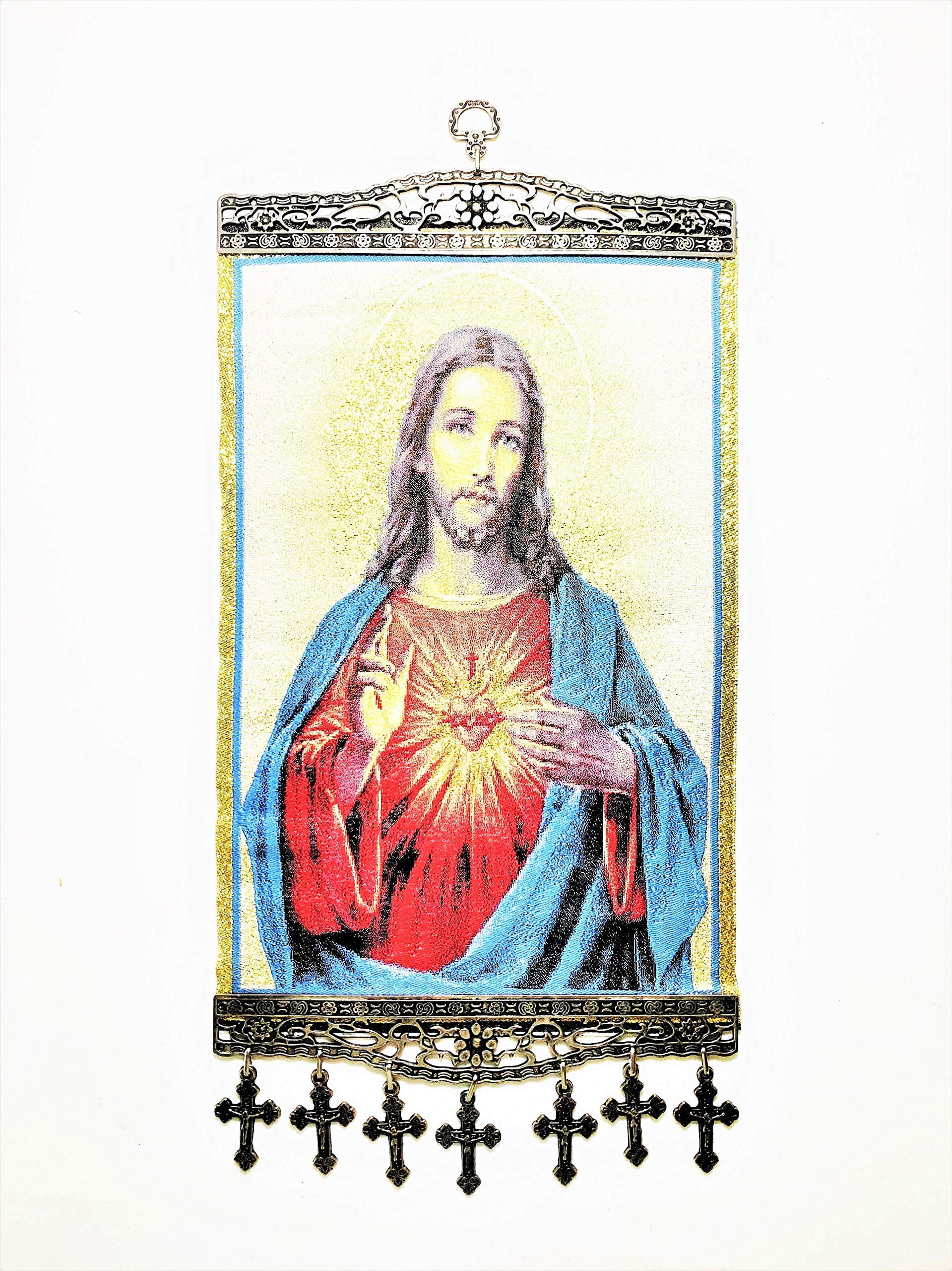 Religious Icon - Most Sacred Heart of Jesus Christ- Wall Hanging ...
