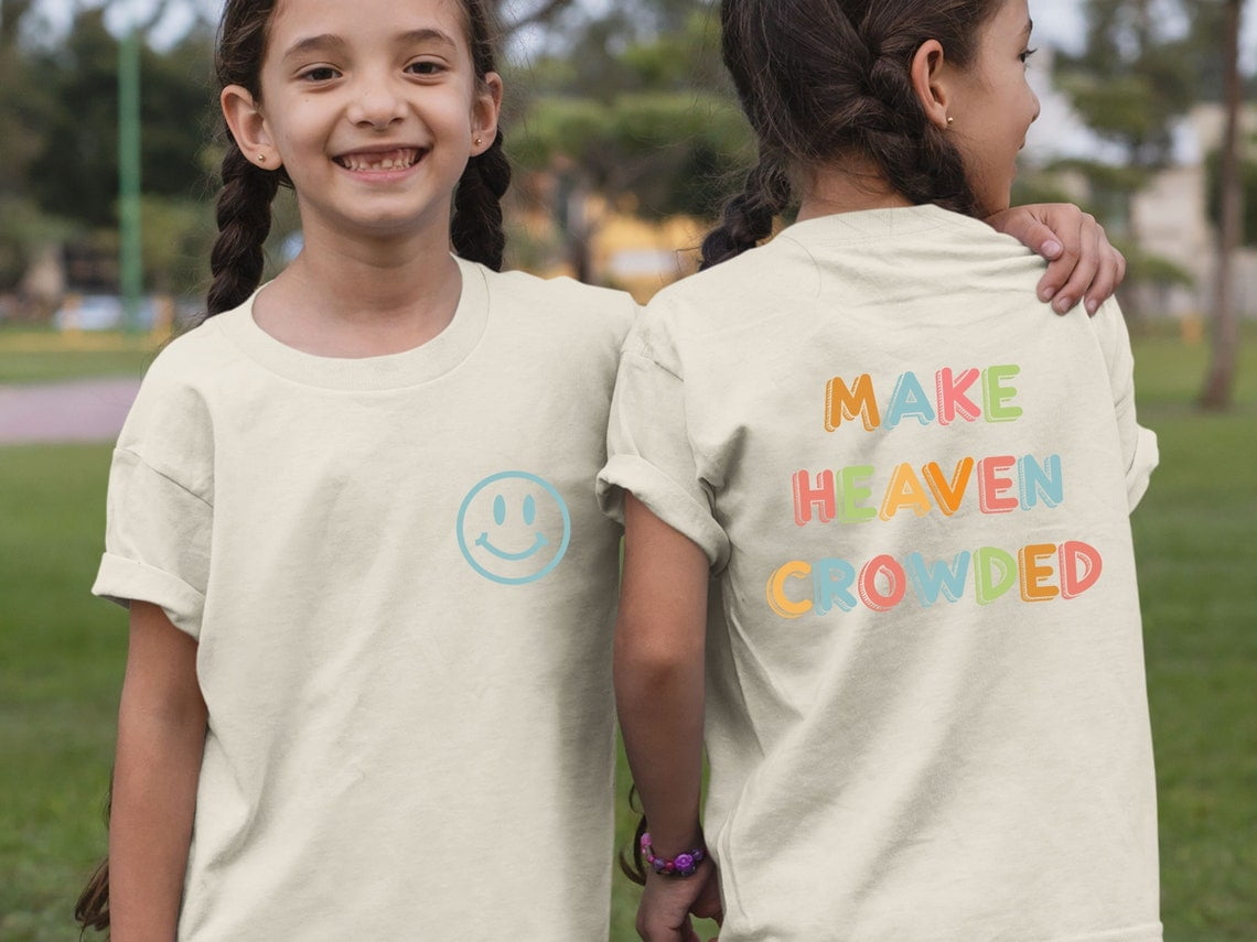 Religious Kids Shirt, Toddler Shirt, Make Heaven Crowded Kids Shirt ...