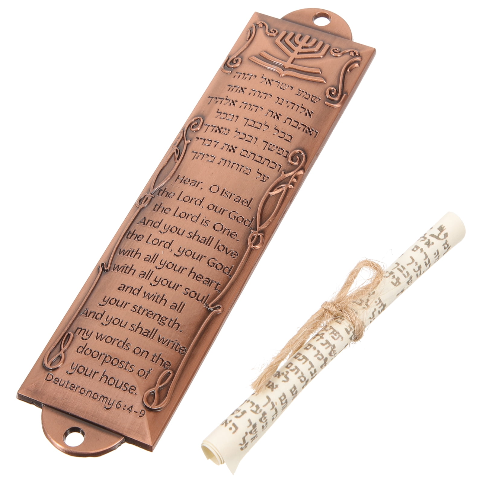 Religious Mezuzah Scroll Menorah Decoration Door Retro Baby - Walmart.com