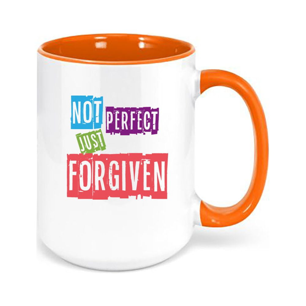 Religious Mugs, Not Perfect Just Forgiven, Christian Mugs, Forgiven Mug ...