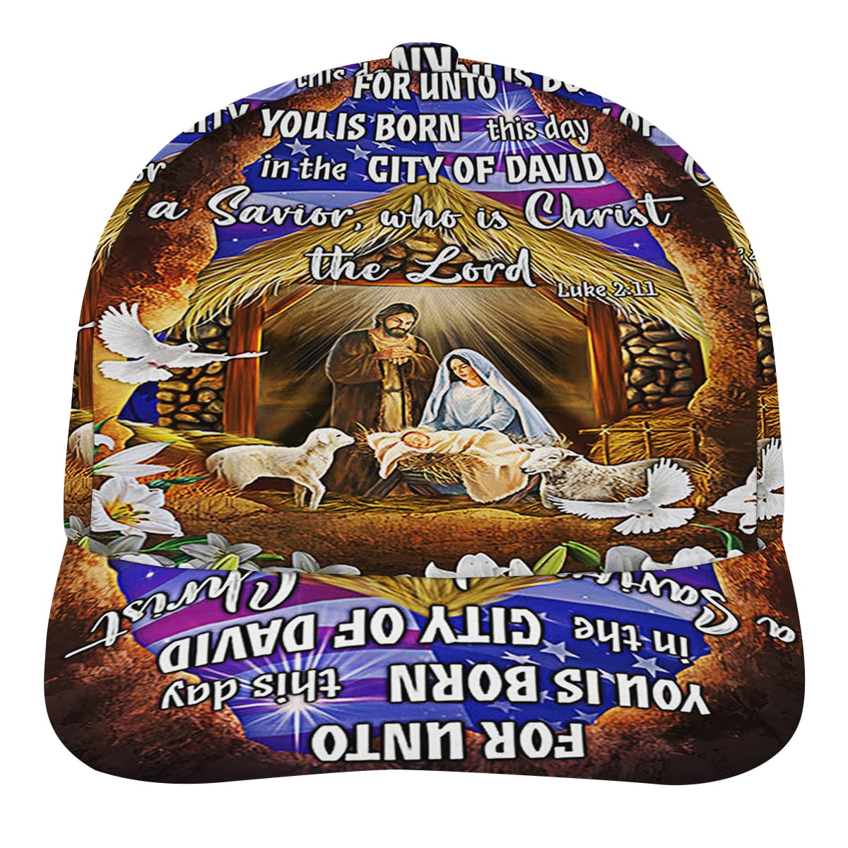 Religious Nativity ChriStan For Unto You Is Born This Day A Savior Who ...