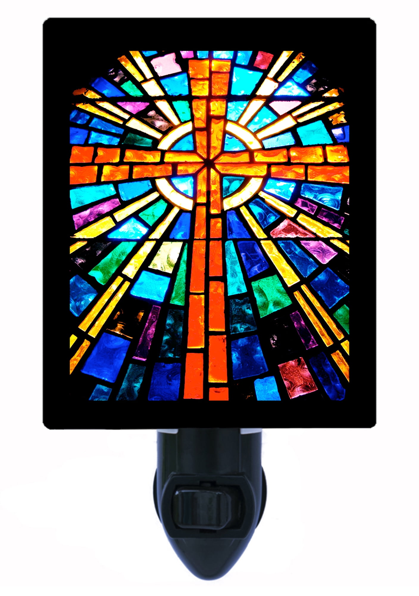 Religious Night Light Plus Extra Free Switchable Insert. 4 Watt Bulb ...