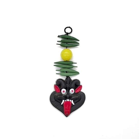 Religious Plastic Maa Kali Nazar Battu Black Mask With Nimbu Mirch ...