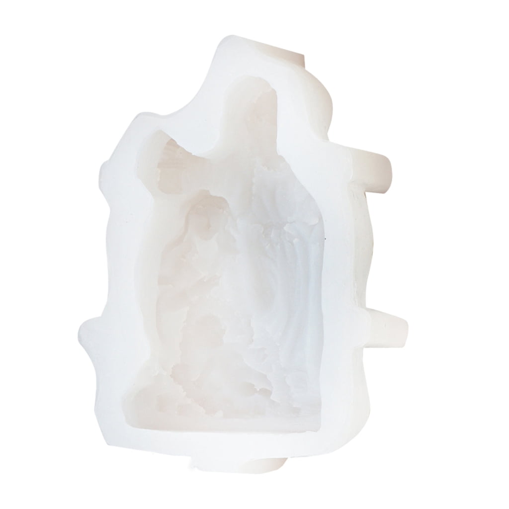 Religious Statue Silicone Candle Molds Religious Sculpture Silicone ...