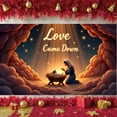 Religious Theme Nativity Banner Nativity Scene Christmas Display Starry ...