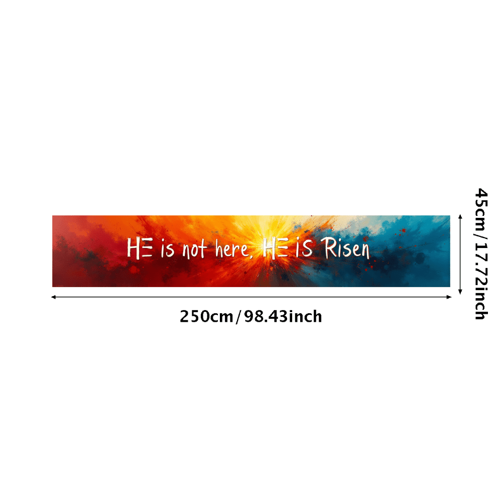 Religious Themed Sunset Scene Banner Backdrop Decor Party Supplies ...