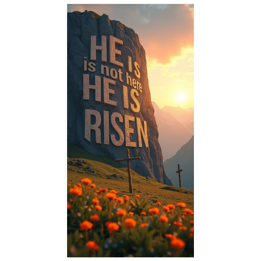 Religious Themed Sunset Scene Banner Backdrop Decor Party Supplies ...