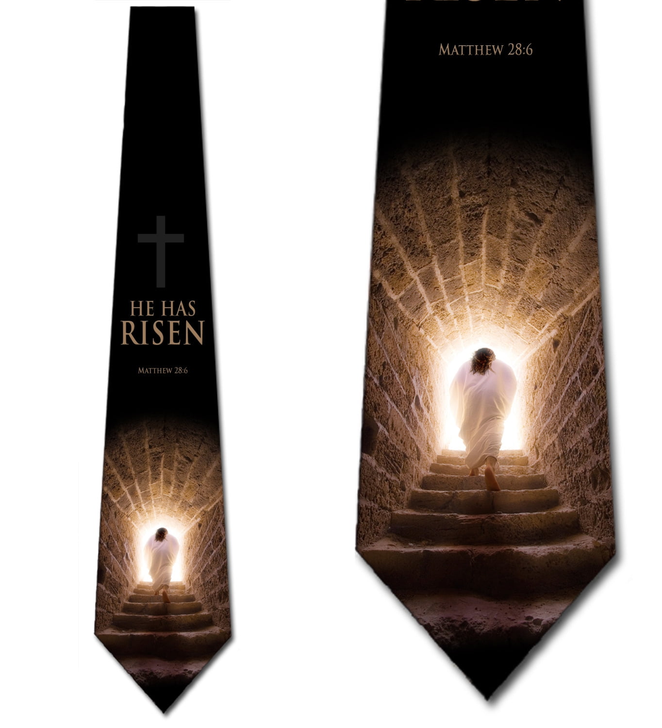 Religious Ties Mens Jesus Easter Necktie by Three Rooker - Walmart.com