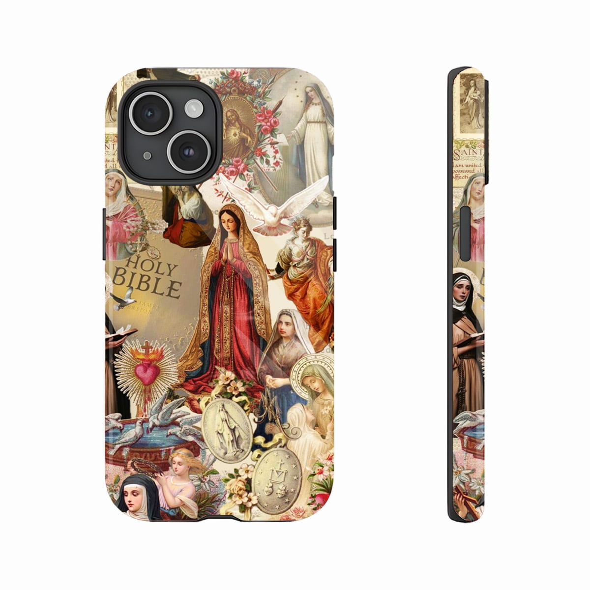 Religious Vintage Christian Art Phone Case for Believers, Bible ...