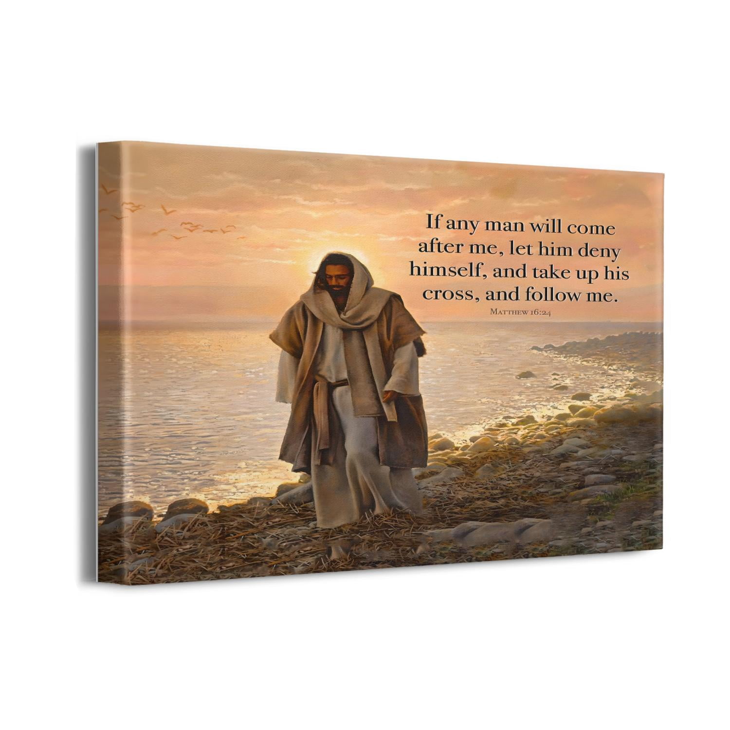 Religious Wall Art - Jesus Christ Canvas Poster - Welcome Back Sunset ...