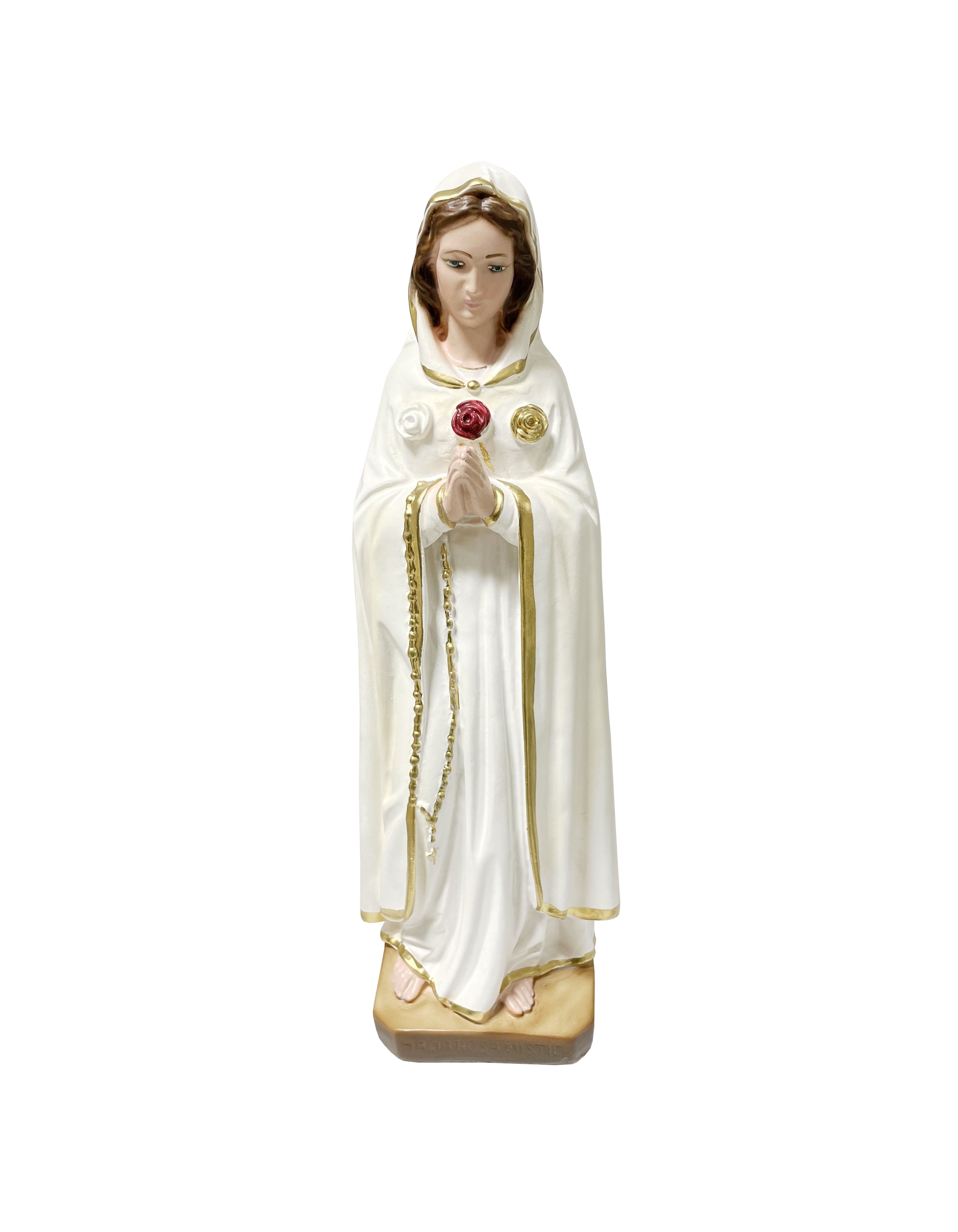 Religious statue of Our Lady of Mystic Rose 12" height - Walmart.com