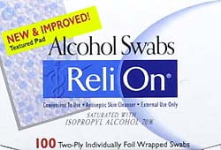Relion Alcohol Swabs 100 Count Box HSA/FSA Eligible - Walmart.com