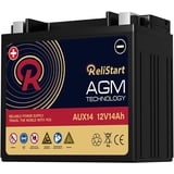 Relistart AUX14 Auxiliary Battery, 12V 14Ah AGM Battery, 200CCA ...