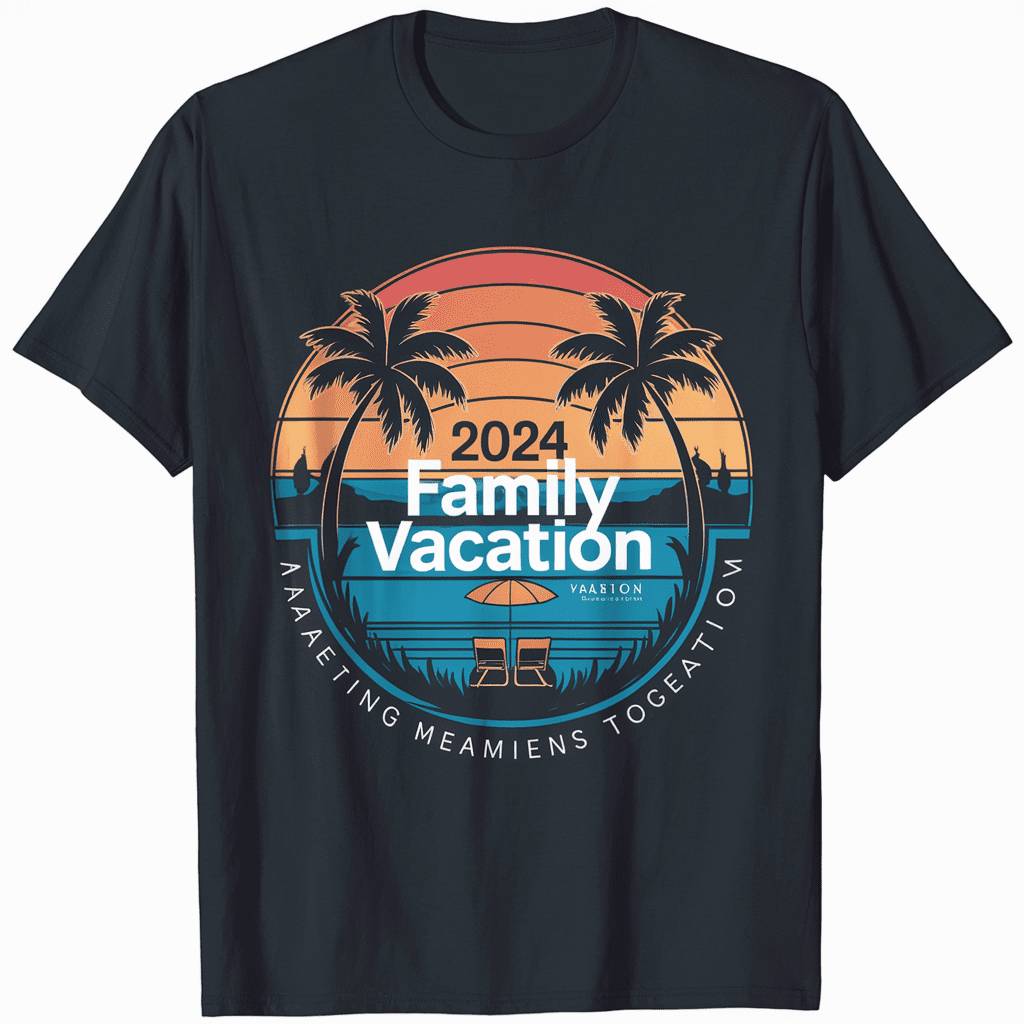 Relive the Fun: 2024 Family Vacation Adventure Tee - Walmart.com