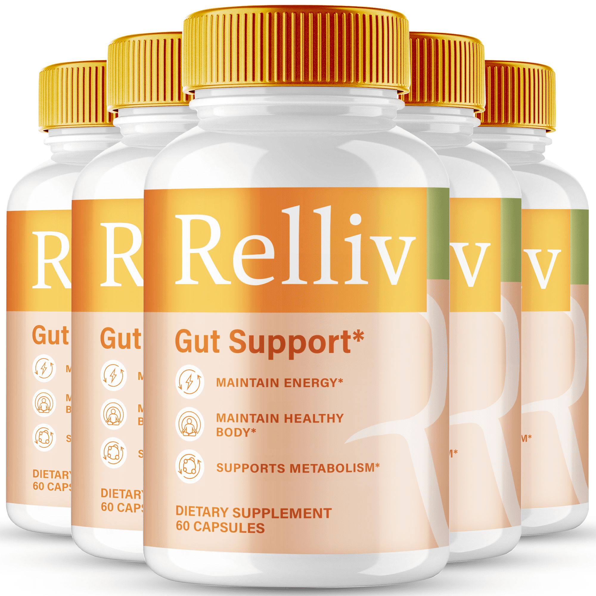 Relliv Capsules, Premium Relliv Gut Health Supplement Pills - Maximum ...