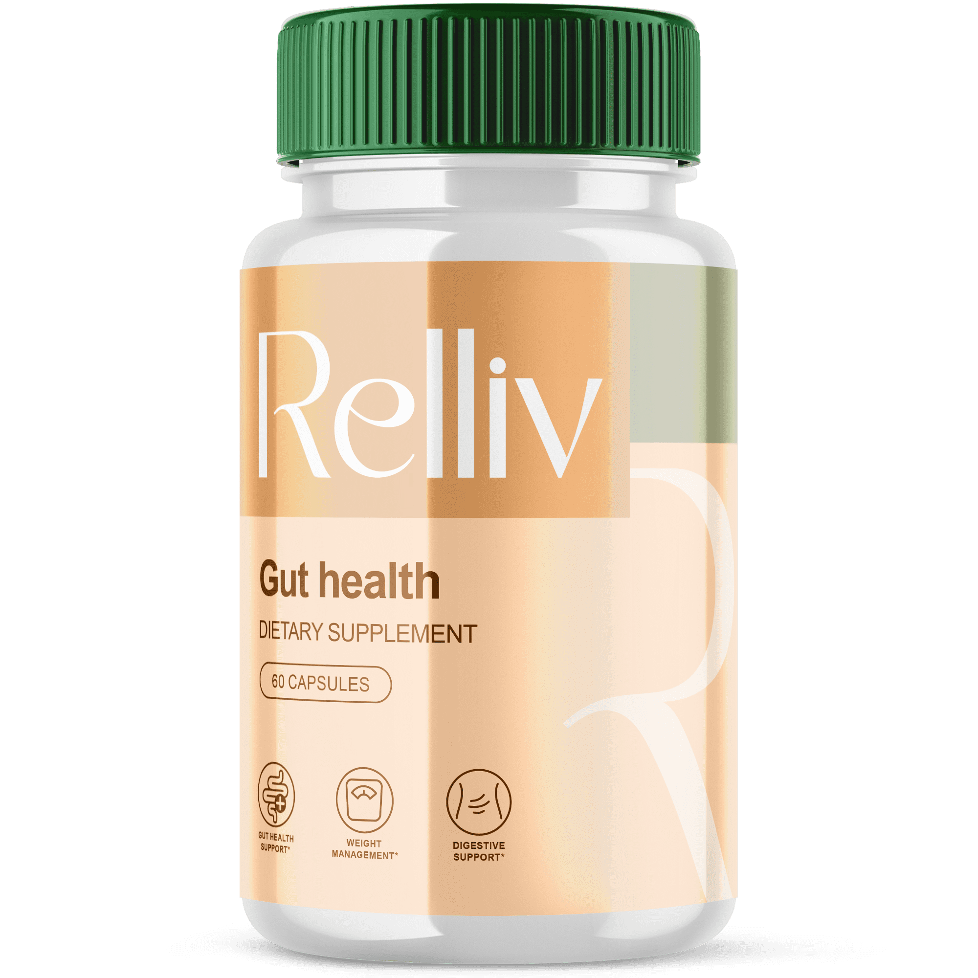 Relliv Gut Health Pills Advanced Formula Digestion Support 60 Capsules ...