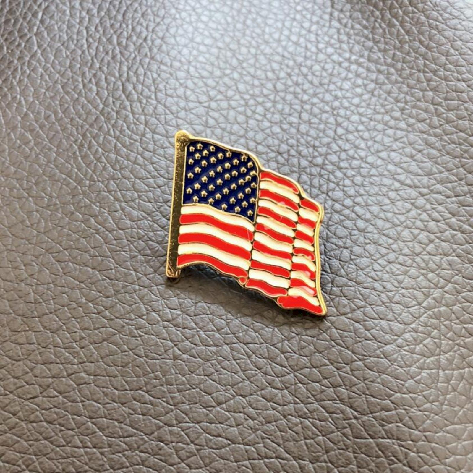 Relocy American Flag Brooch, Metal American Flag Lapel Pins Waving Us ...