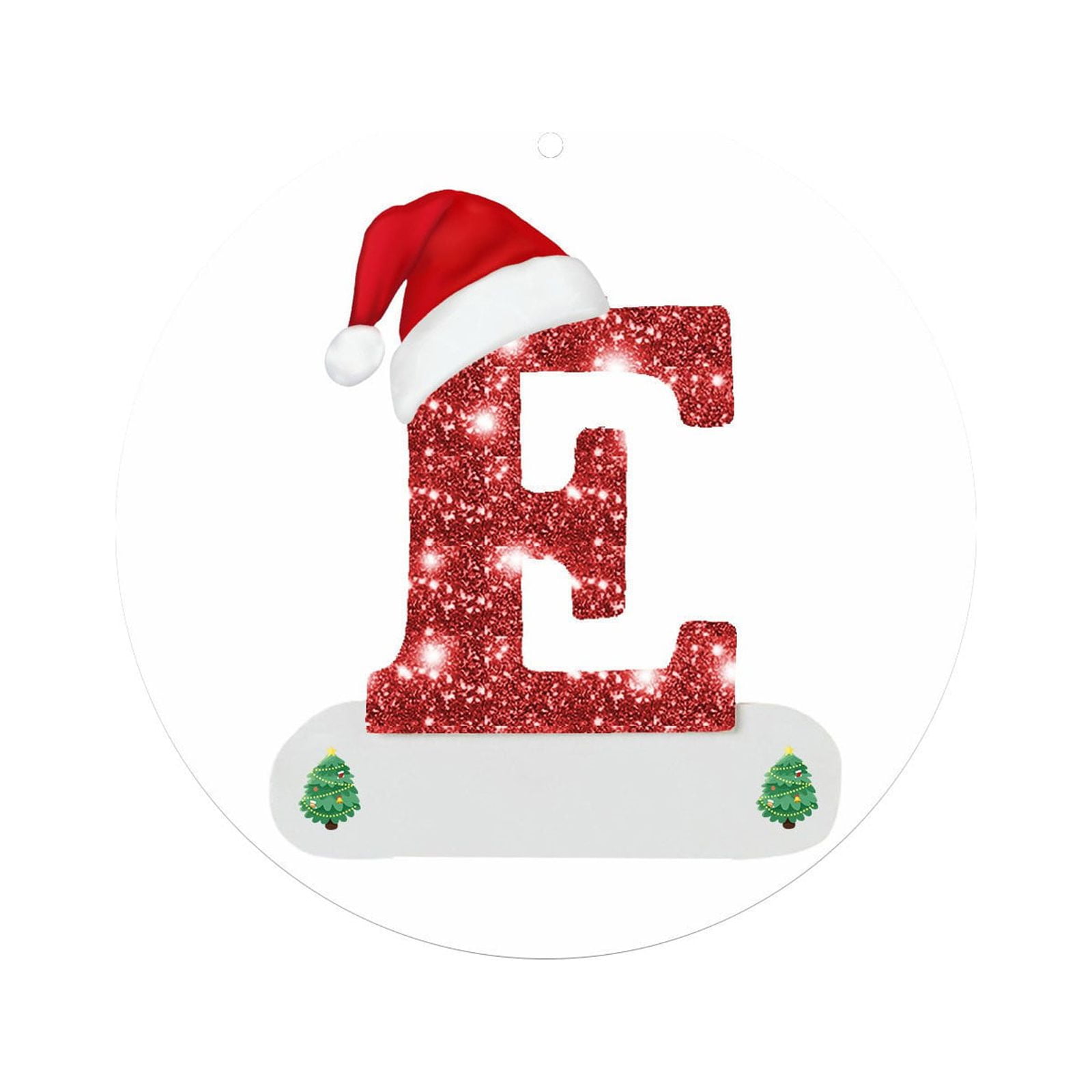 Relocy Christmas Letter Ornaments Wooden Christmas Tree Ornaments ...