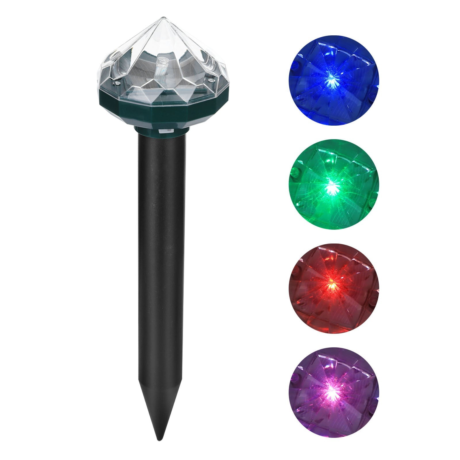 Relocy Crazy Clearance Solar Mouse Repellent, Solar RGB Lights Power ...