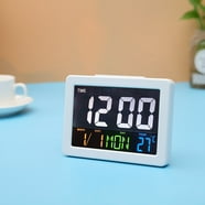 8082T Digital Clock Weather Forecast Perpetual Calendar LED Color ...