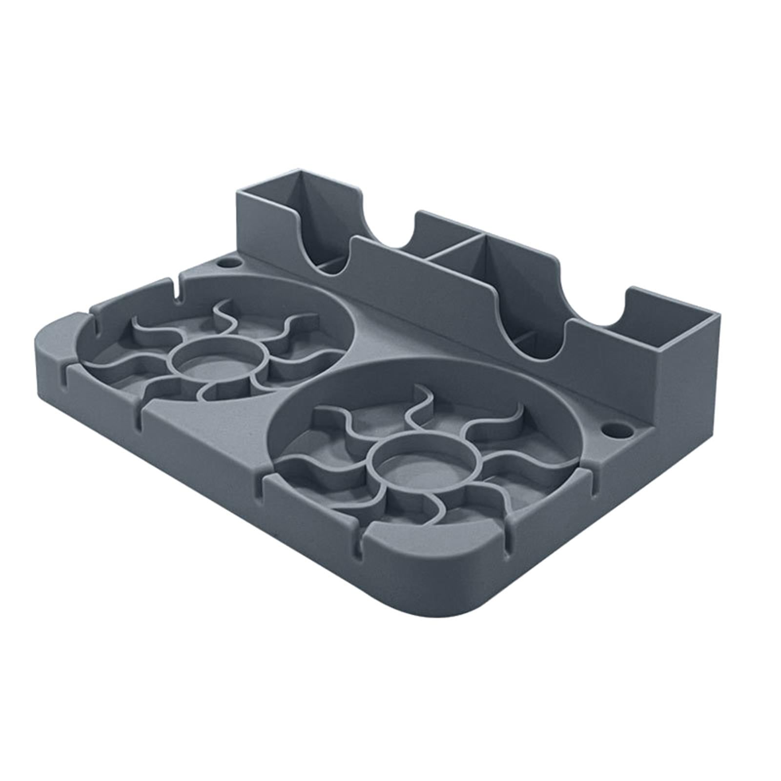 Relocy Double Cup Silicone Drain Rack Gray (Double Size) - Silicone ...