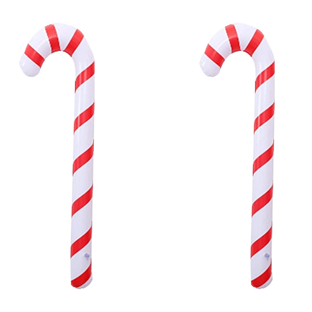 Relocy Inflatable Candy Canes Christmas Canes Christmas Decorations ...