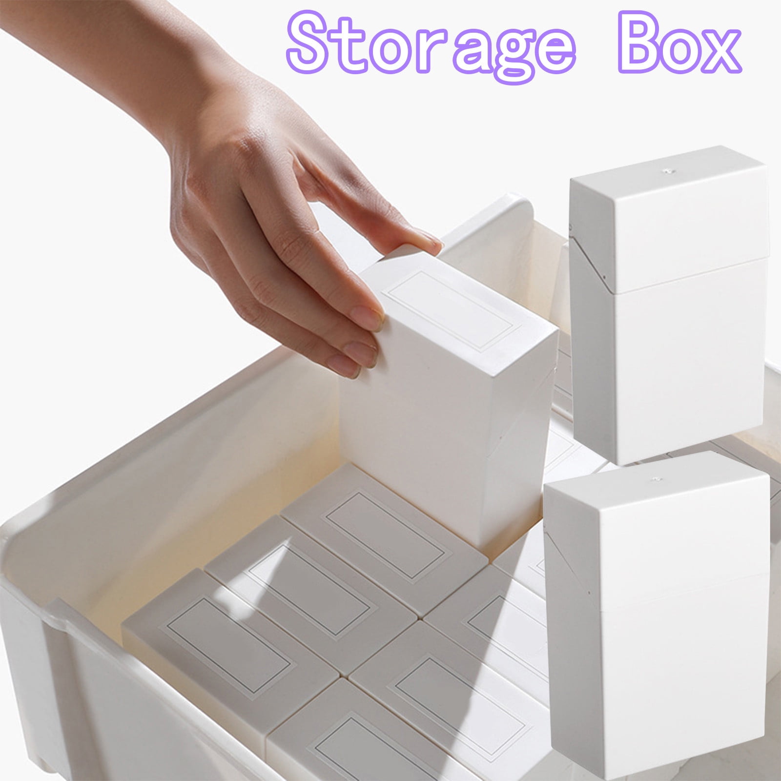 Relocy Japanese Multifunctional Drawer Storage Box With Lid Desktop ...
