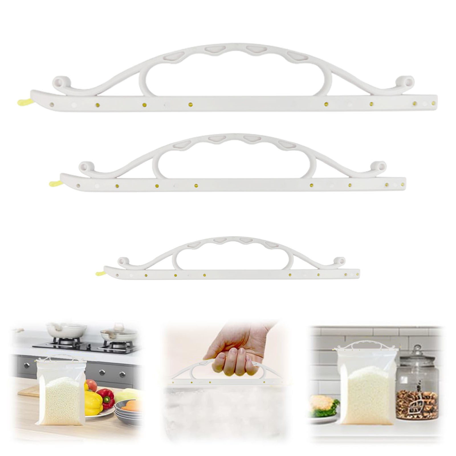 Relocy Portable Moisture-Proof Fresh-Keeping Sealing Clip-White Wh23 ...