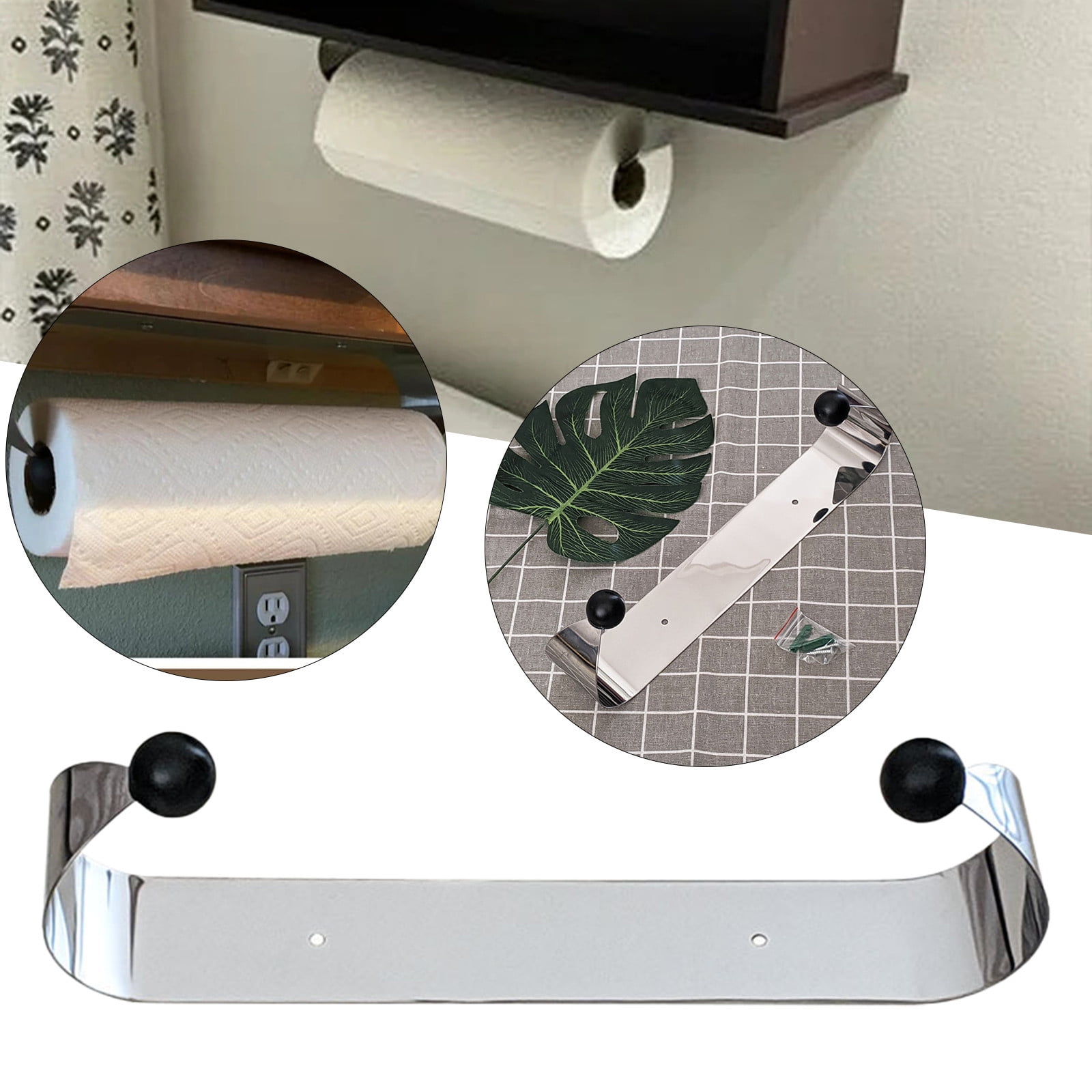 Relocy Stainless Steel Kitchen Paper Towel Holder for Kitchen Paper ...