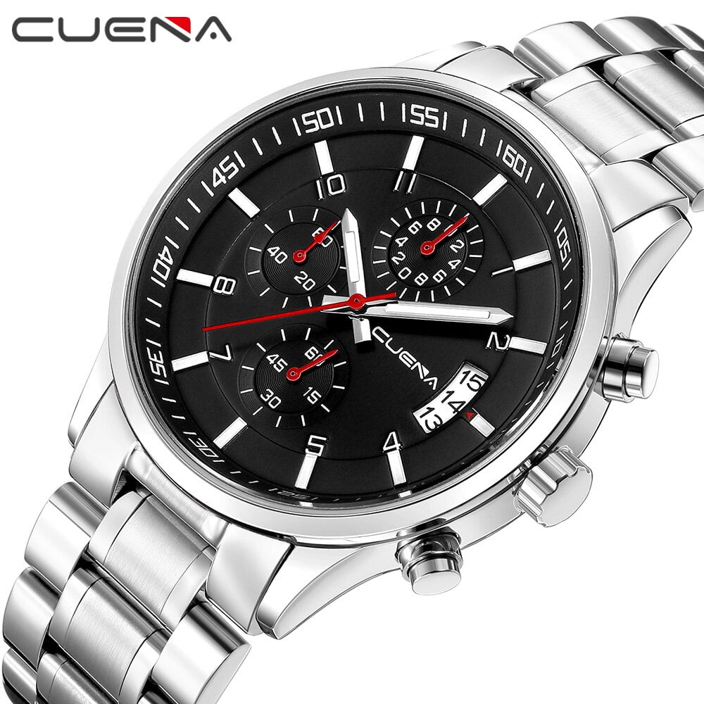 New Men's Watch 309L Steel Case Stainless Steel Band Crrju New Men's Watch 309L Steel Case Stainless Steel Band Crrju