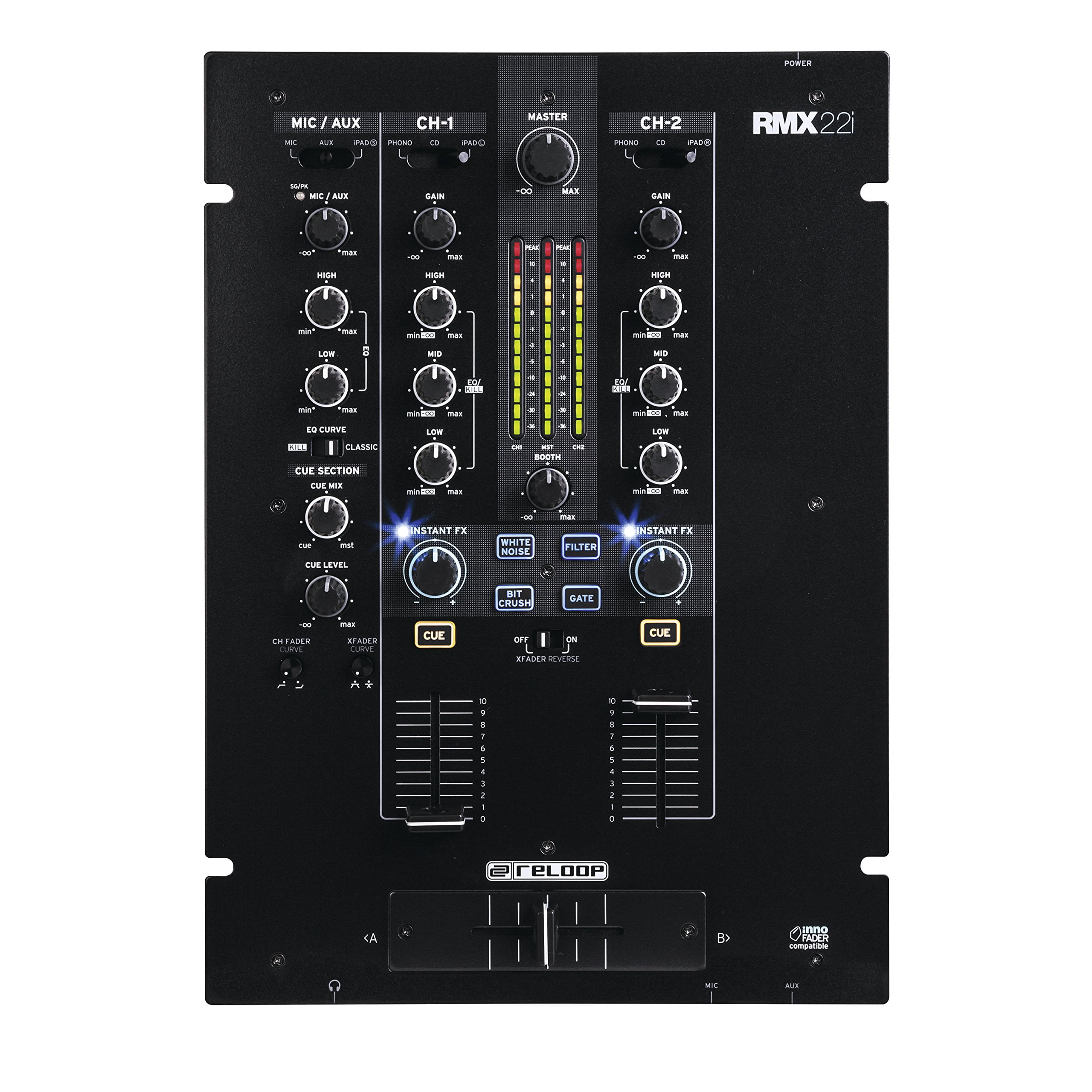 Reloop RMX-22I 2+1 Digital FX Mixer With iPad Split Connection ...