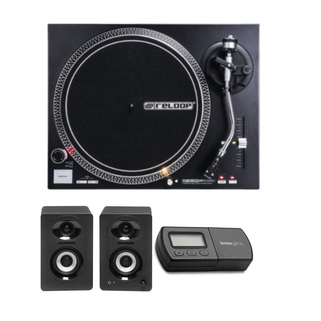 Reloop RP-4000 mk2 Direct Drive Turntable with Bluetooth Monitors ...