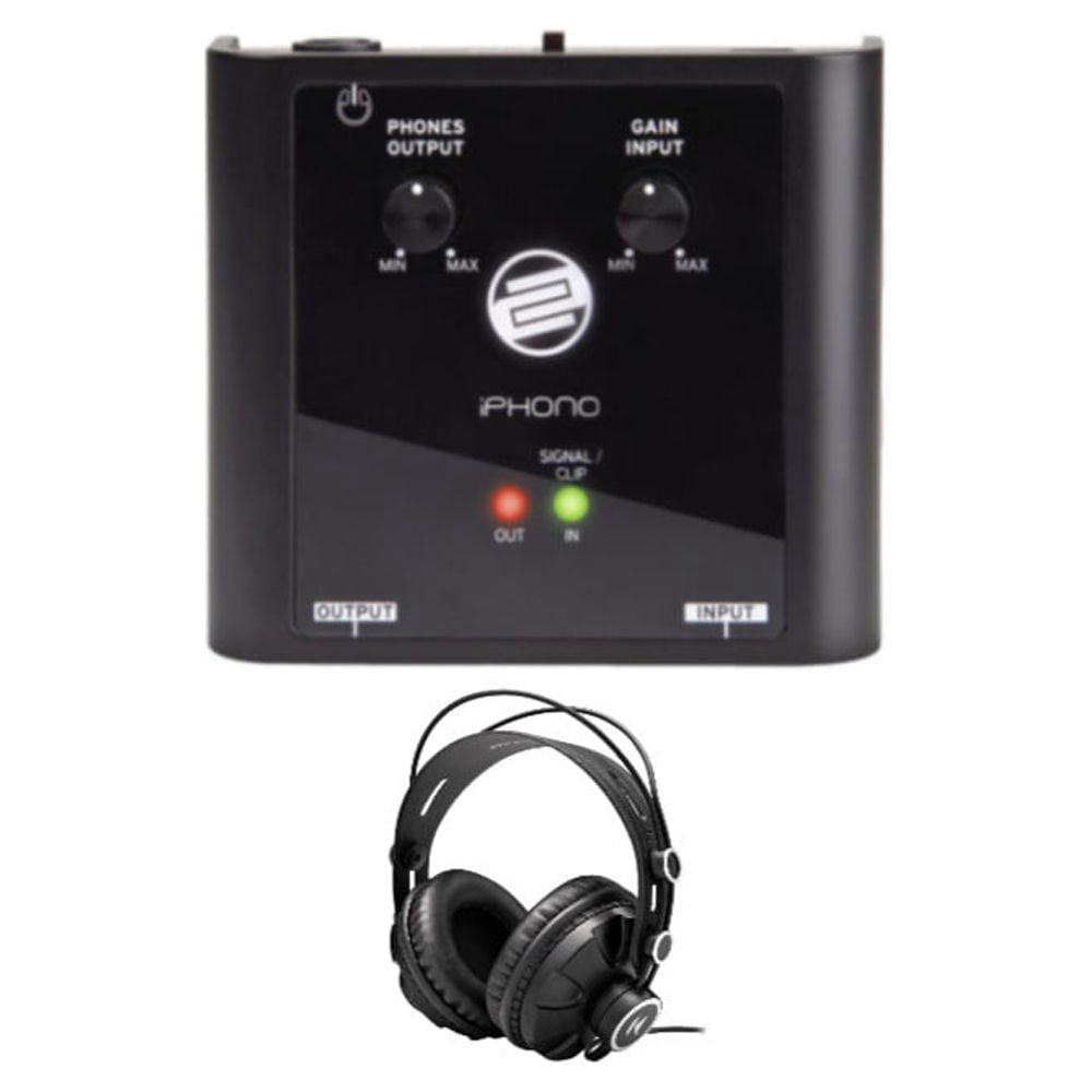 Reloop iPhono 2 Recording USB Interface with Knox Gear Closed-Back ...