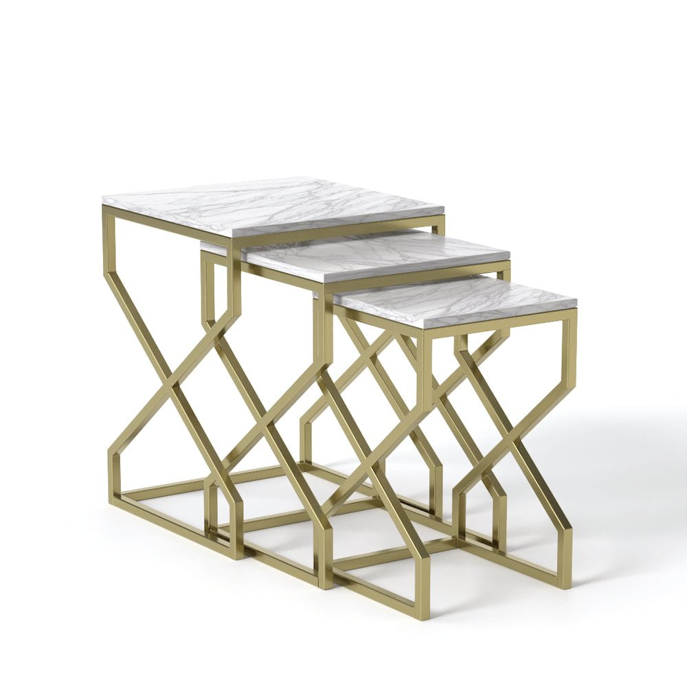 Relso Helix Nesting End Tables - Walmart.com