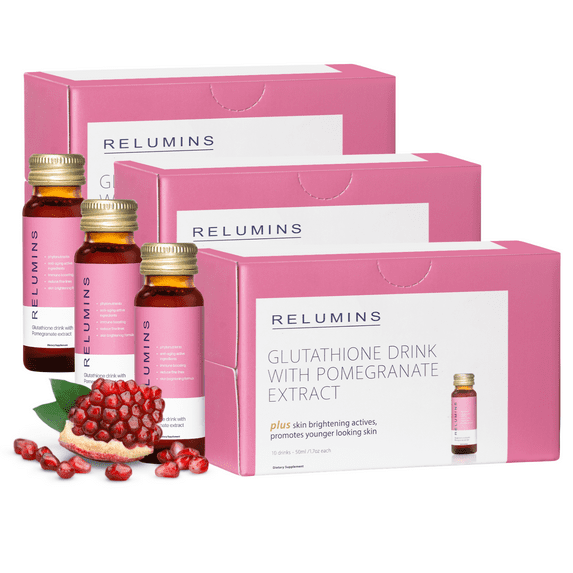 Relumins Glutathione Hydration Shots - Post-Summer Skin Recovery & Cold ...