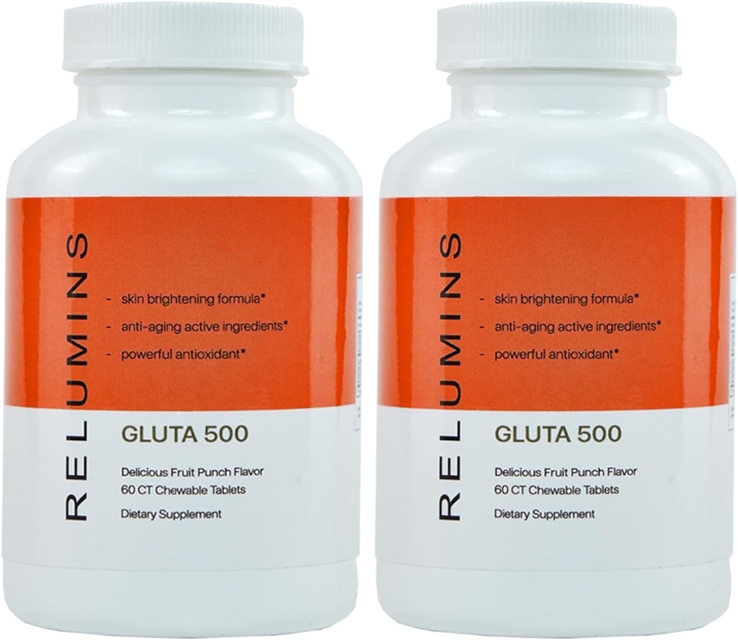 Relumins New Gluta 500 - Chewable/Sublime Wall Glutathione Complex with ...