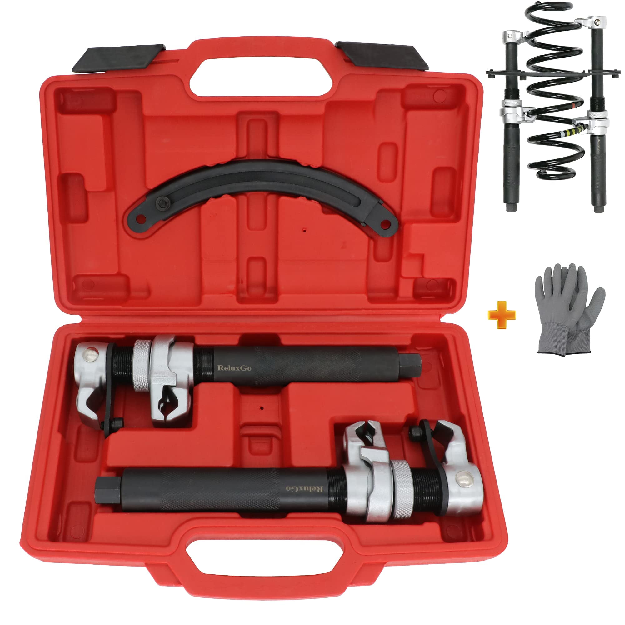 ReluxGo Coil Spring Compressor Tool Automotive 2 pcs Heavy Duty ...