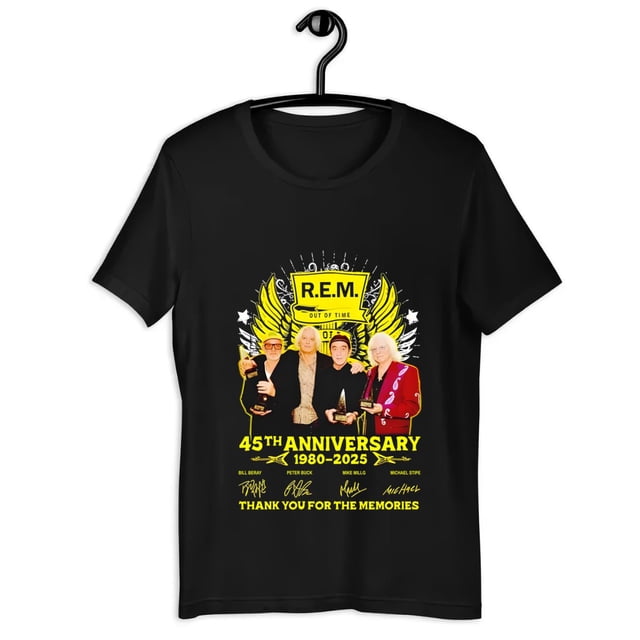 Rem Out Of Time 45th Anniversary 1980-2025 Signatures Thank You For The ...