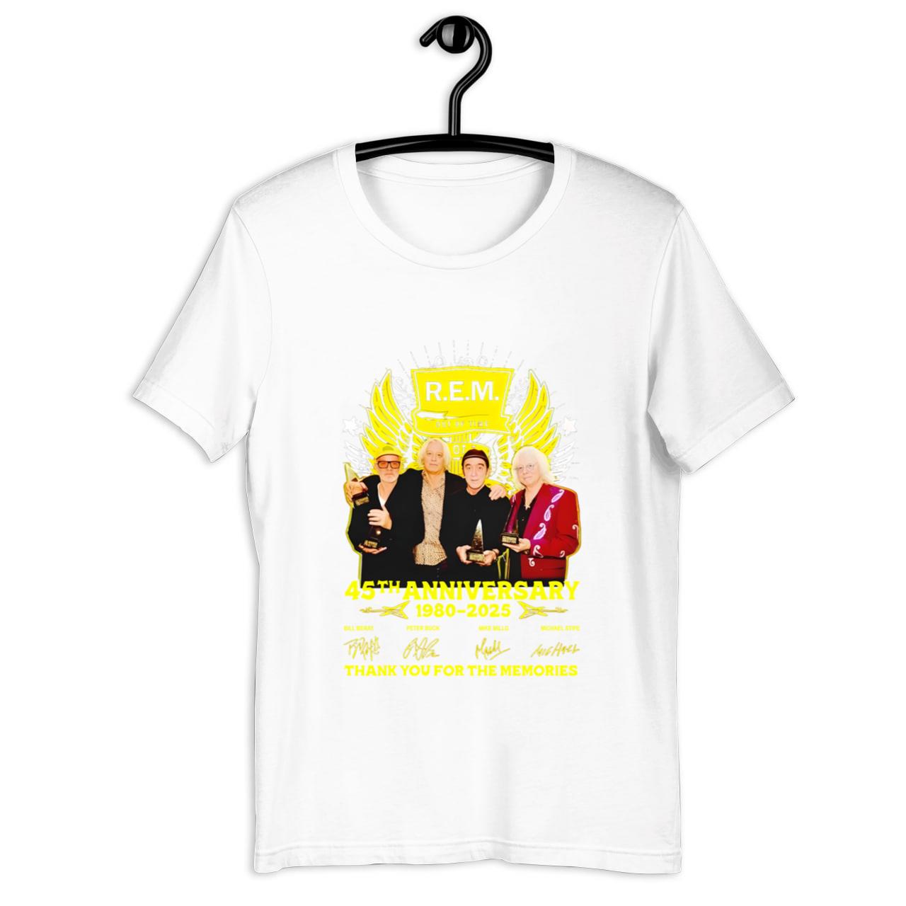 Rem Out Of Time 45th Anniversary 1980-2025 Signatures Thank You For The ...