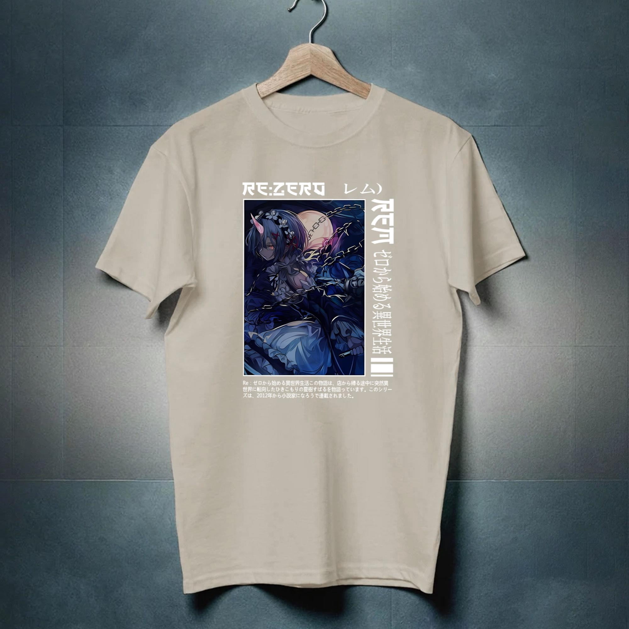 Rem Re Zero Shirt, Emilia, Reinhard, Rem, Subaru, Anime Shirt, Waifu ...